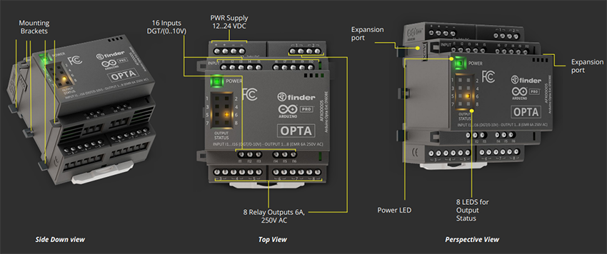 D1608x Pro Opta® Digital Expansions - Arduino | Mouser